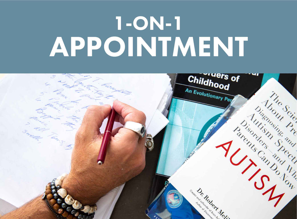 In Person 1-on-1 Appointment Deposit – Dr. Robert Melillo