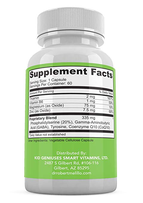 KidGenius Attention, Focus & Calm Supplement- Right Brain – Dr. Robert ...
